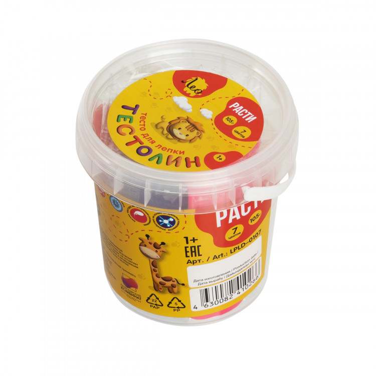 Тестолин 105 г, 7цв. Лео/LPLD-0107